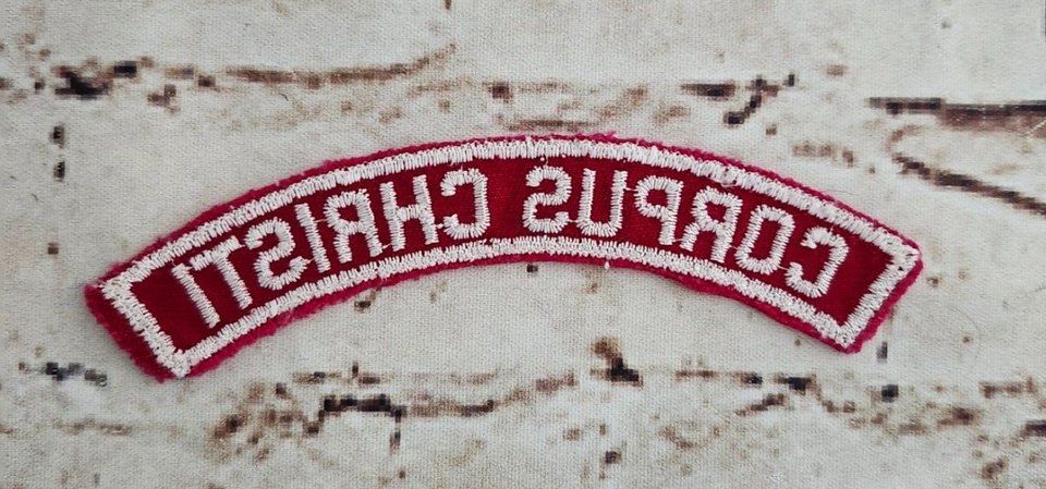 BSA Boy Scouts, Community RWS Red Strip Patch, Corpus Christi, Pre ...