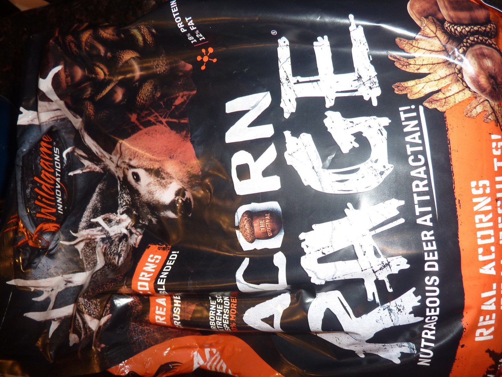 Wildgame Innovations Acorn Rage 3 - 5 lb bags Lot Of 3 | eBay