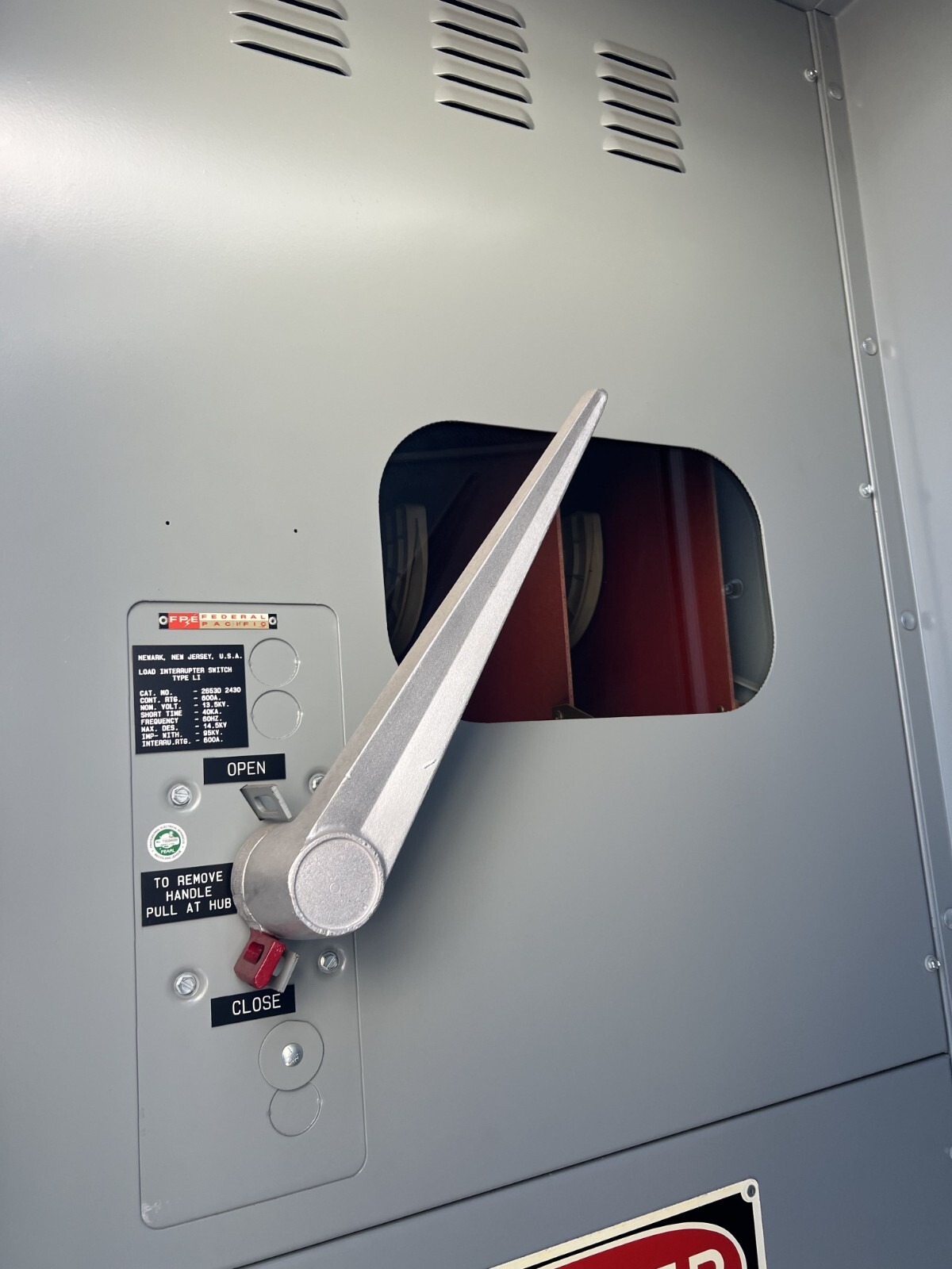 15 KV FPE 600 AMP LOAD INTERRUPTER N3R FUSIBLE | eBay