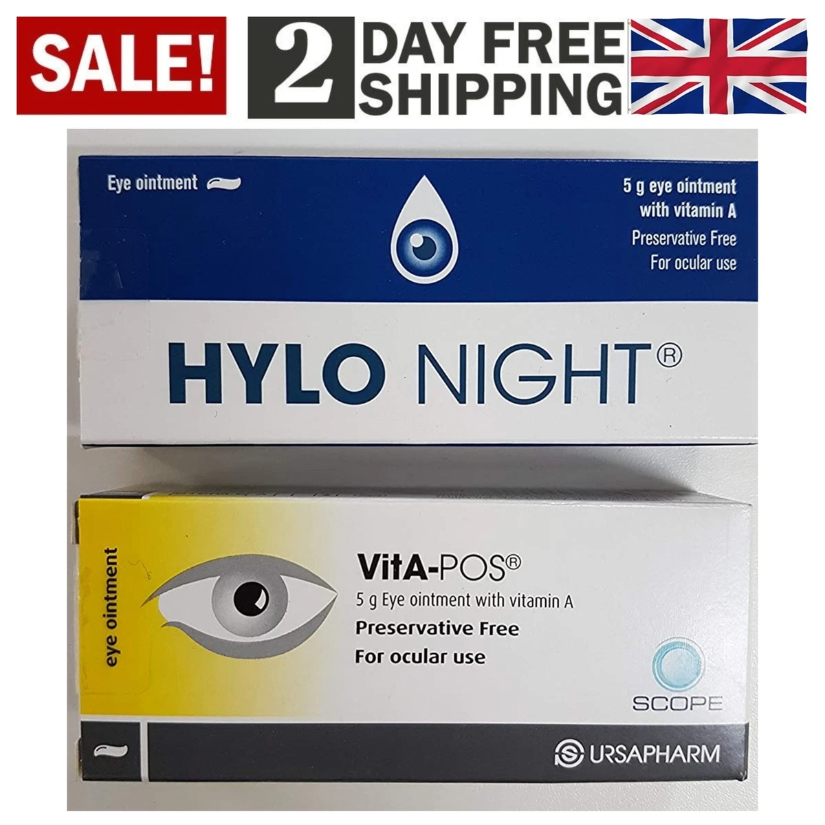 Hylo Night Eye Ointment 5g, 42% OFF