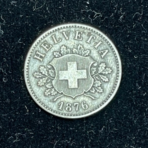 1876 Switzerland 10 Rappen Coin High Value | eBay
