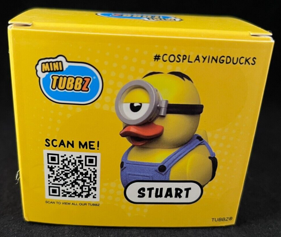 Mini Tubbz - Stuart - Minions - Rubber Duck - Approx 2" High | eBay