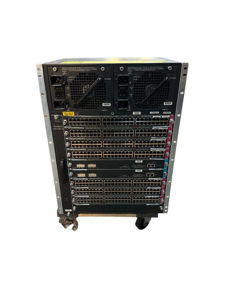 WS-C4510R-E CISCO CATALYST 4510E 10-SLOT CHASSIS SWITCH | eBay