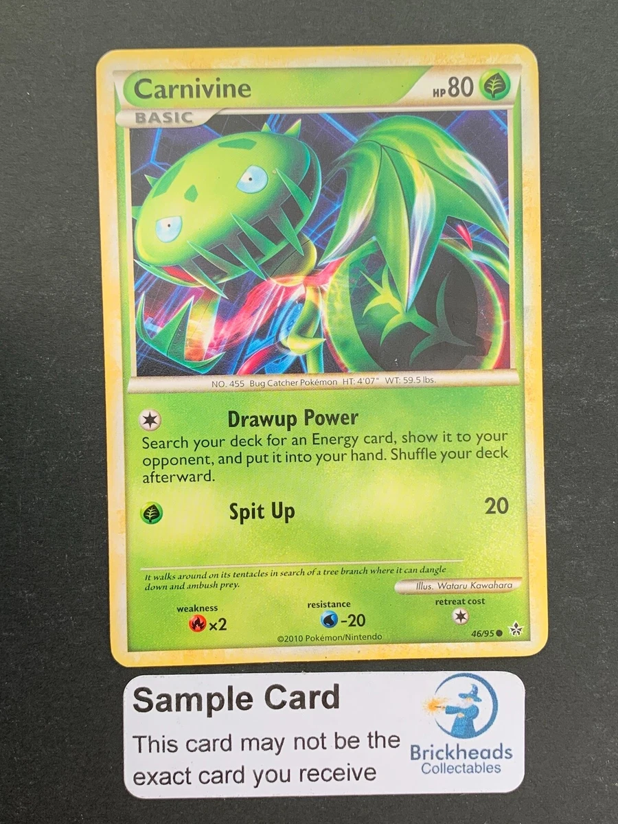 Carnivine Pokemon Cards