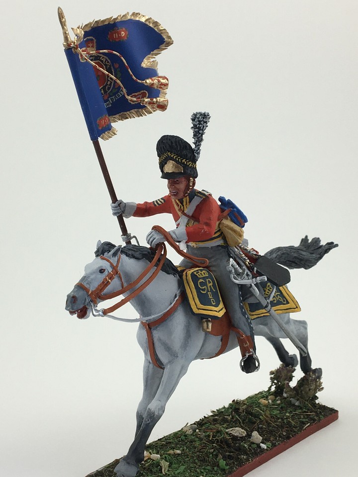 Unassembled British Scots Greys, White Metal 60 mm 1/30 Figure kit VID ...
