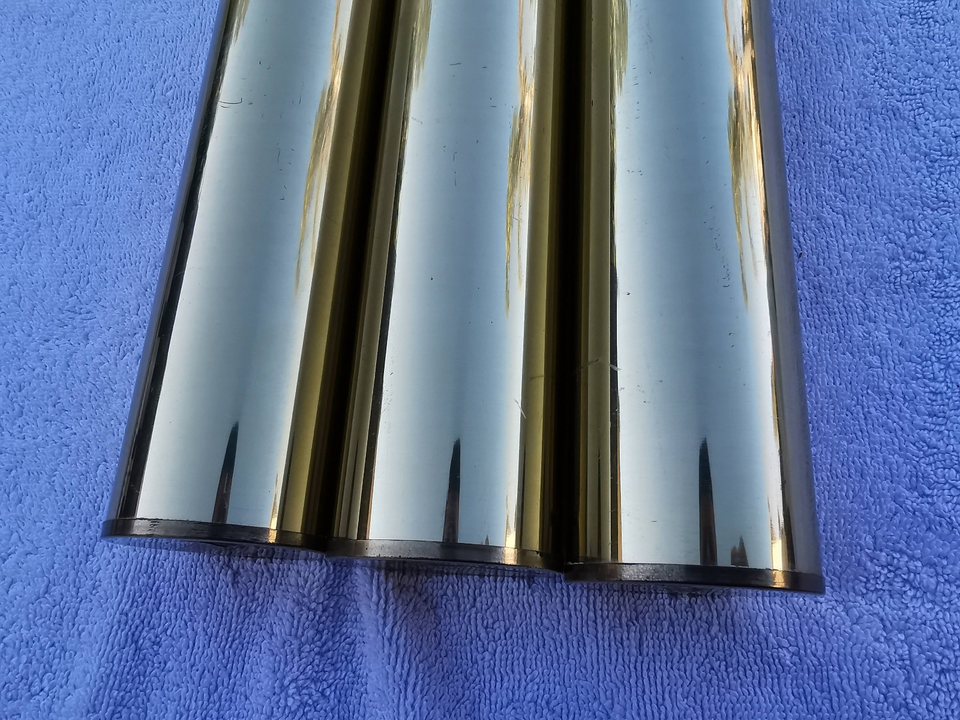 Lot Grandfather Clock Weight Set Shells With Inserts with open hooks ...