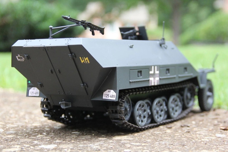 RC Car Torro German Sd.Kfz. 251/1 Ausf. D Grey 1/16 Scale Armored ...