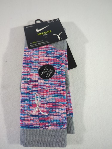 Nike Elite Basketball Crew Socks Kay Yow Size MEDIUM Men's 6-8 Women's ...