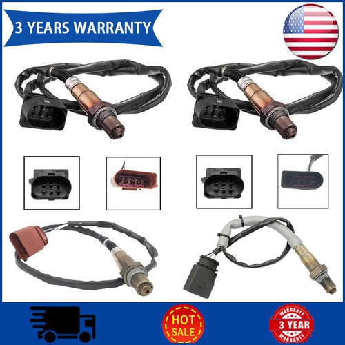 4PCS Oxygen Sensor For 2004 2005 2006 Volkswagen Touareg 3.2l V6 Up ...