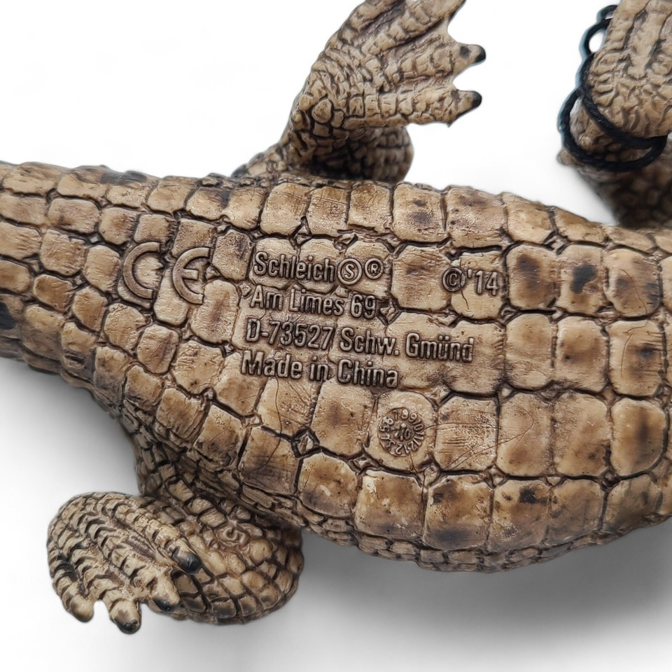 Schleich Crocodile Alligator Figure Toy 2014 Toy Figure Articulated Jaw ...