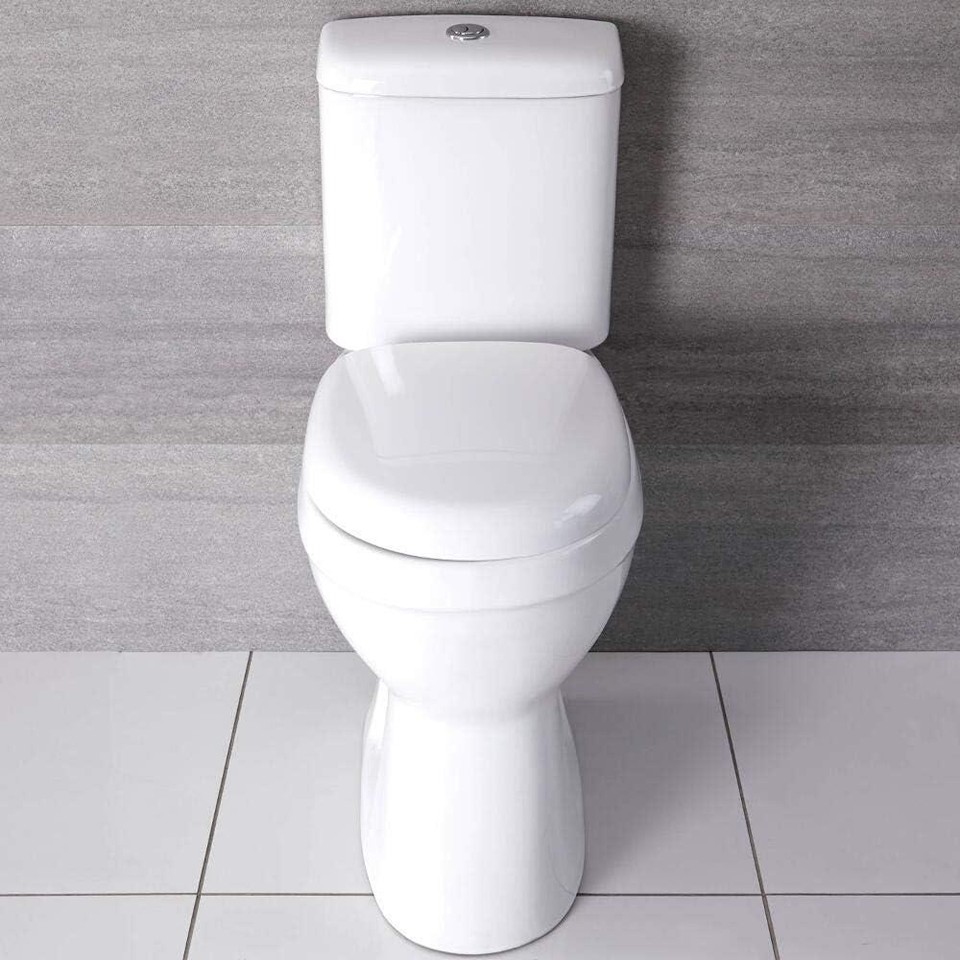 Doc M Disabled Close Coupled Open Back Comfort Height Toilet wc pan ...