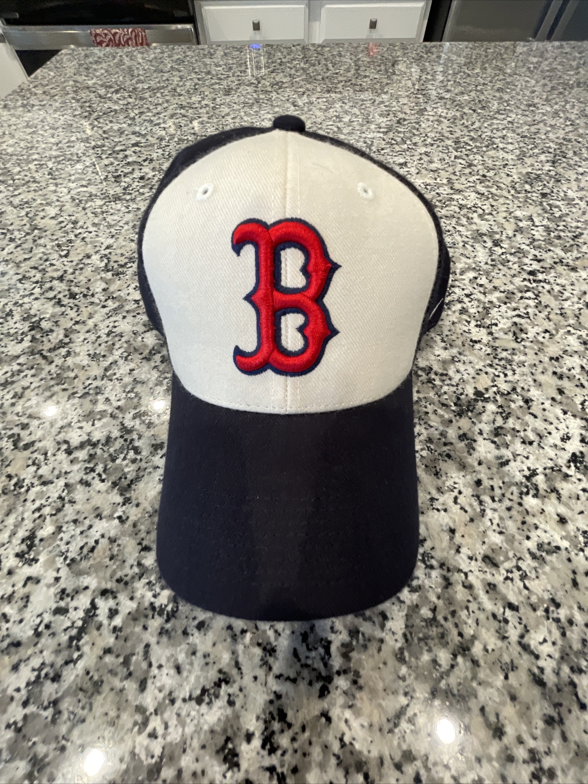Team Nike Boston Red Sox Baseball Cap 100% Wool White Blue | eBay