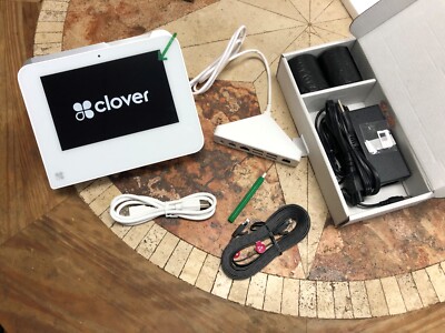 Clover Mini Wifi C300 Card Reader /POS Point of Sale System w/Power ...