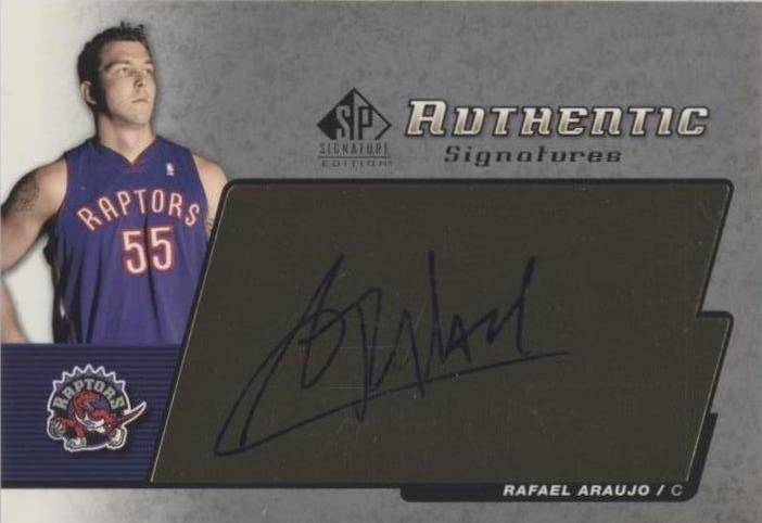 2004-05 SP Signature Edition - Authentic Signatures Rafael Araujo #AS ...