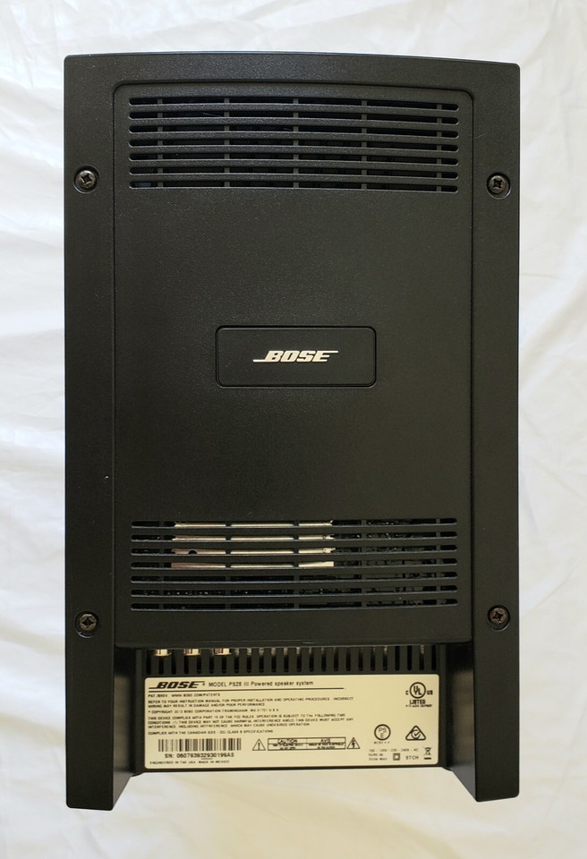 Bose PS28 Series III Powered Subwoofer & Cord Lifestyle 18 28 38 48 V25 ...