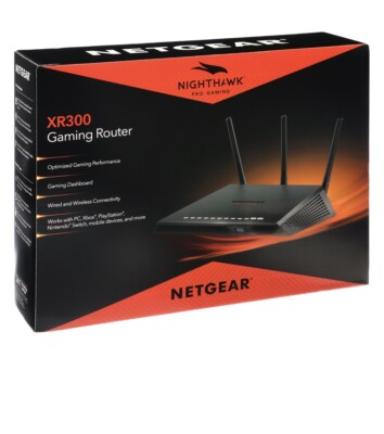 NETGEAR XR300 Nighthawk Pro Gaming Router, XR300-100NAS, Black ...