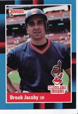 1988 Donruss #131 Brook Jacoby MLB Cleveland Indians + (Yes 3 Free ...
