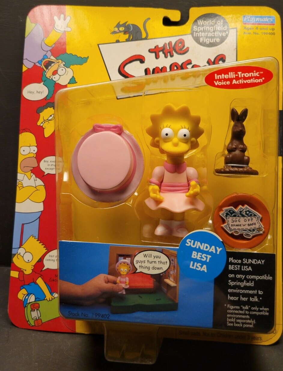 The Simpsons, Sunday Best Lisa, Action figure, Playmates, new in box | eBay