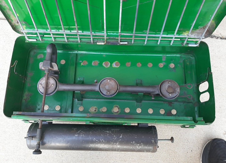 VINTAGE PRENTISS WABERS PREWAY 3/BURNER COOK STOVE - MODEL P 4823 - ALL ...