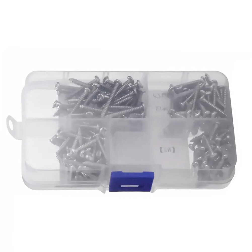 200PCS Self-Drilling Screw Kit M3 Bolt Screw Set Fasteners Boxed for ...