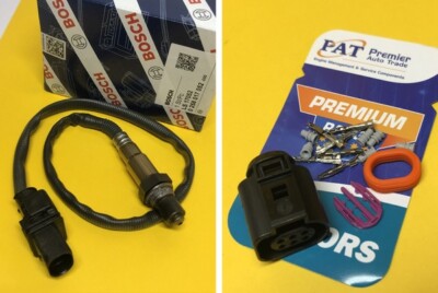 LSU 4.9 Wideband oxygen sensor + plug 525 long 5 wire 0258017123 Bosch ...