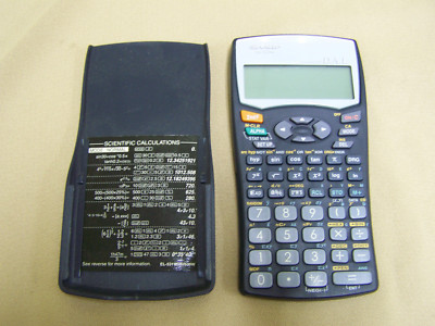 SHARP EL-531W ADVANCED DAL BUSINESS SCIENTIFIC CALCULATOR w cover | eBay