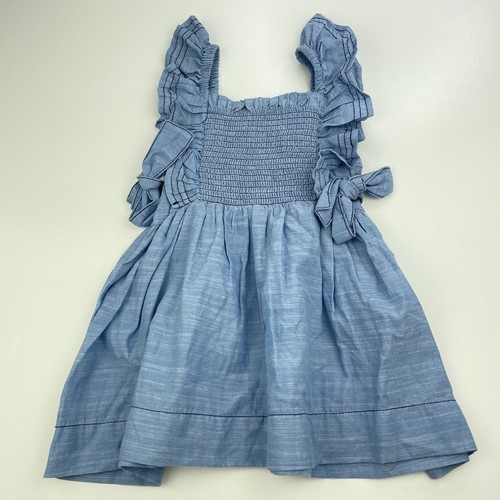 Girls size 0, Anko, blue cotton summer dress, EUC | eBay Australia