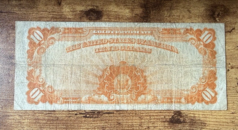 1922 $10 Gold Certificate – Large Size US Currency – Speelman/White ...