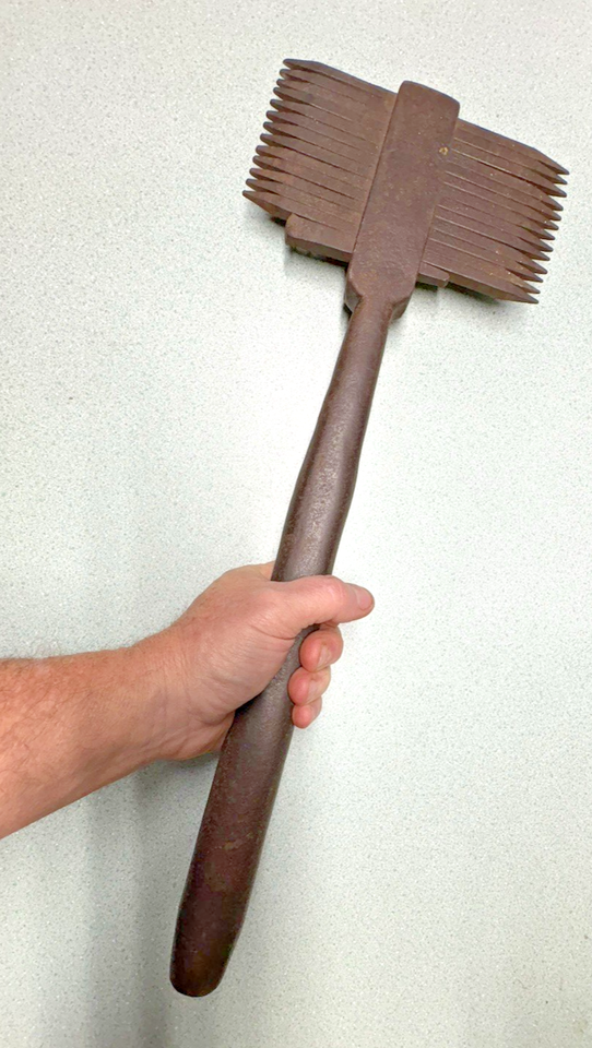 Vintage Crandall Steel Mason's Stone Axe/Hammer Rock Quarry Hammer RARE ...