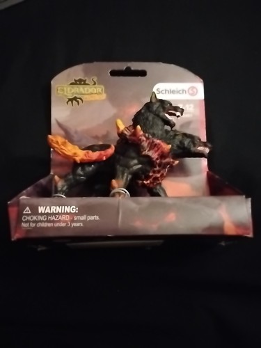 Schleich Eldrador Creatures Hellhound 2-Headed Dog Fantasy Figure Toy ...