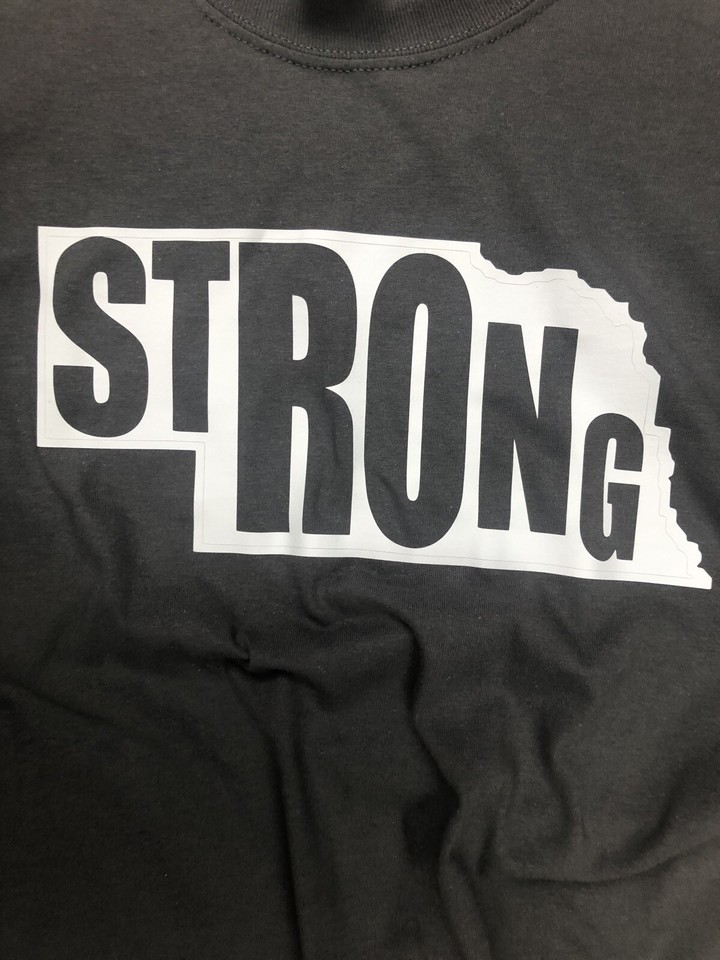 Nebraska Strong CLEARANCE T-Shirt Large #30 SIZE LARGE | eBay
