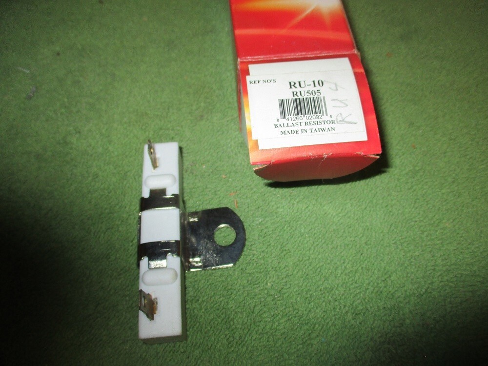 New NOS Ignition Coil Resistor RU10 / RU505 / RU4 (1) Multiple Vintage ...