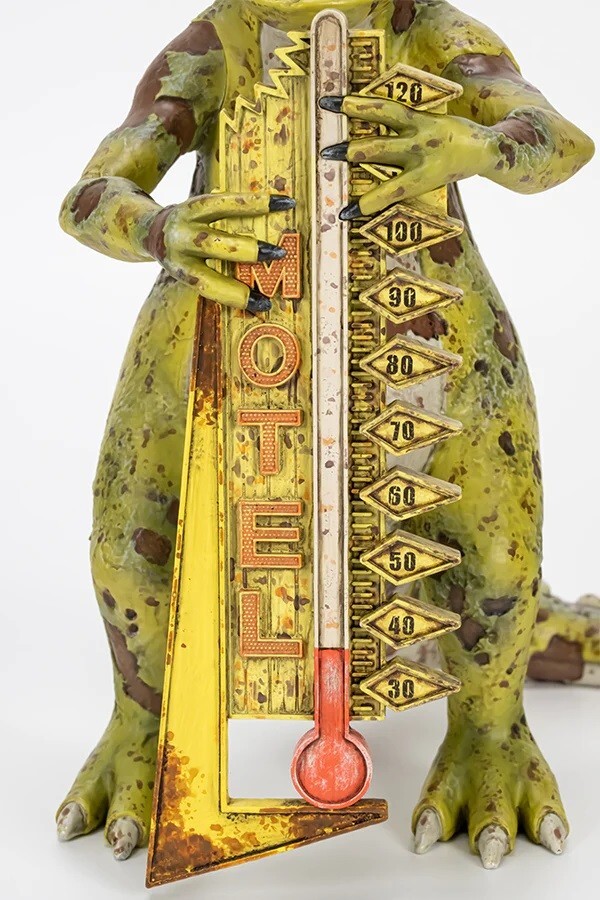 Fallout New Vegas Dinky T-Rex Dinosaur Statue Motel Sign Highway 95 ...