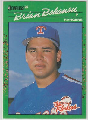 1990 Donruss The Rookies - BRIAN BOHANON - RC #13 - Texas Rangers (B ...