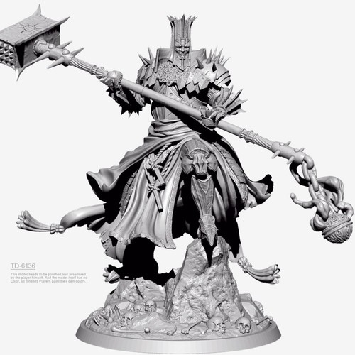 1/24 resin figure model Destruction Hell Blood Corpse King 3D Print ...