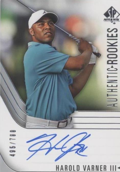2021 SP Authentic - Authentic Rookie Signatures Tier 1 Harold Varner ...
