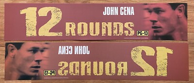 📽 12 Rounds (2009) - John Cena - Double-Sided - Movie Theater Mylar ...