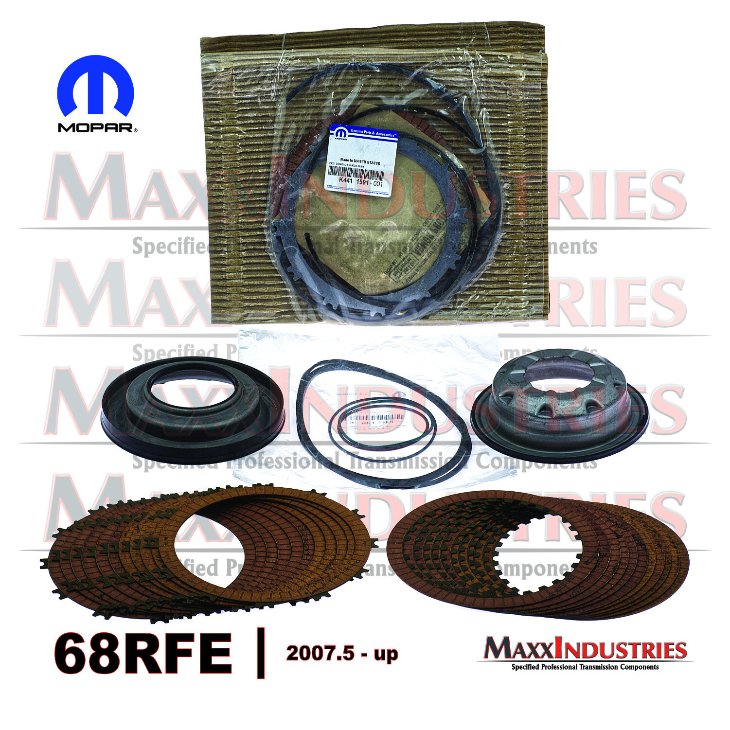 68RFE Transmission Rebuild Kit - Underdrive-Overdrive-Reverse Clutch ...