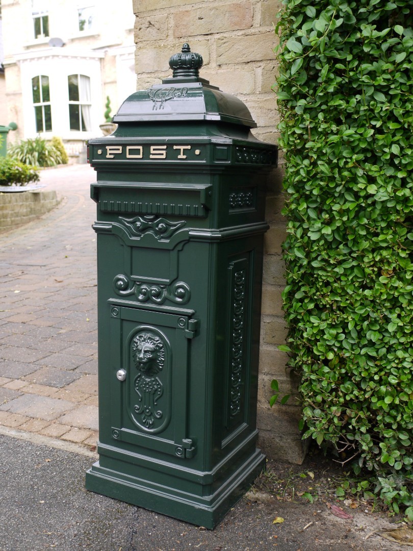 Victorian Large Cast Aluminium Mail Box, Post Box, Letter Box, Weddings ...