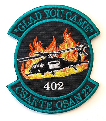 33RD RQS Rescue Squadron HH-60 PILOT PJ PARARESCUE CSARTE 2022 Exercise ...