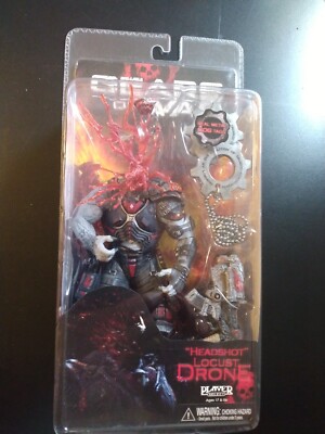 Gears of War "Headshot" Locust Drone - (with COG tags) NECA Figure ...
