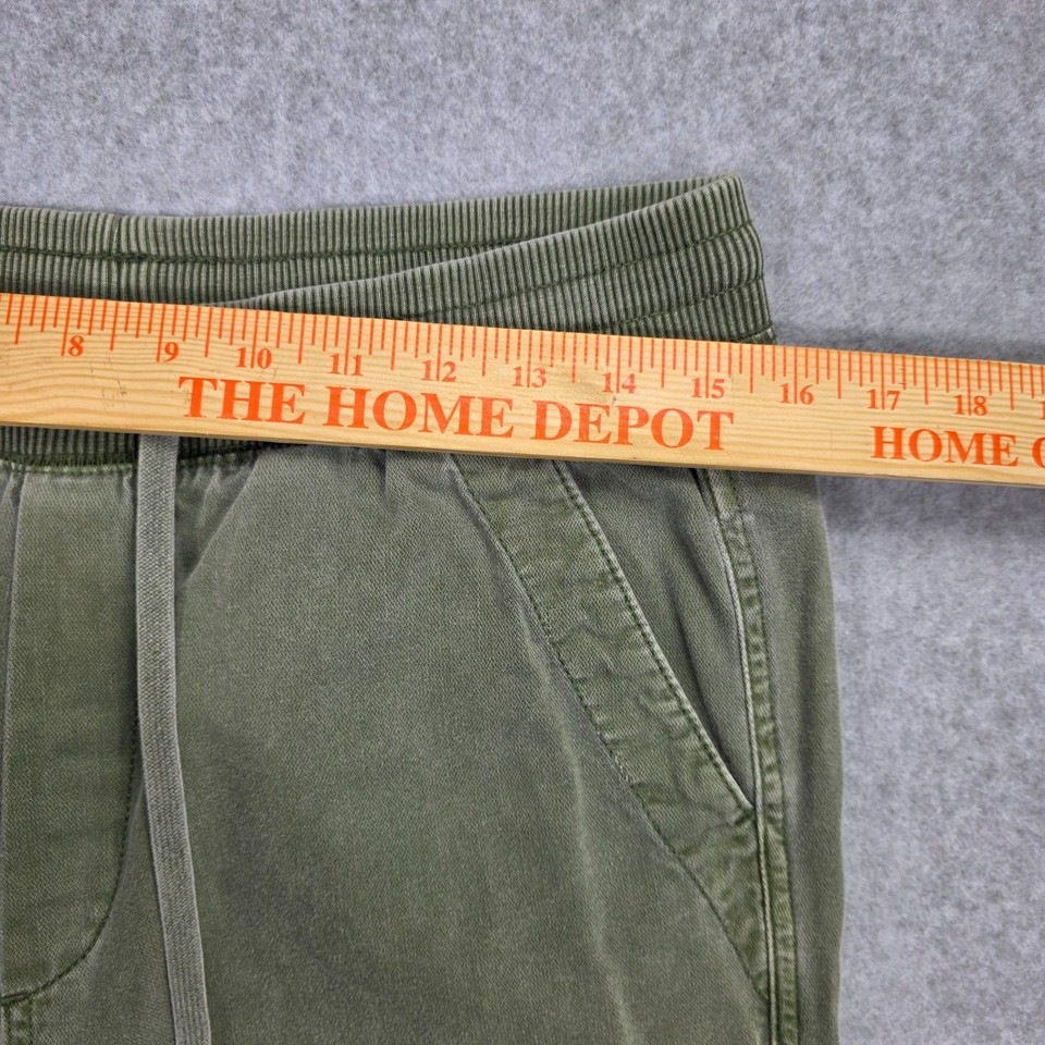 Gap Jogger Pants Mens Medium Green Olive Elastic Waist Drawstring ...
