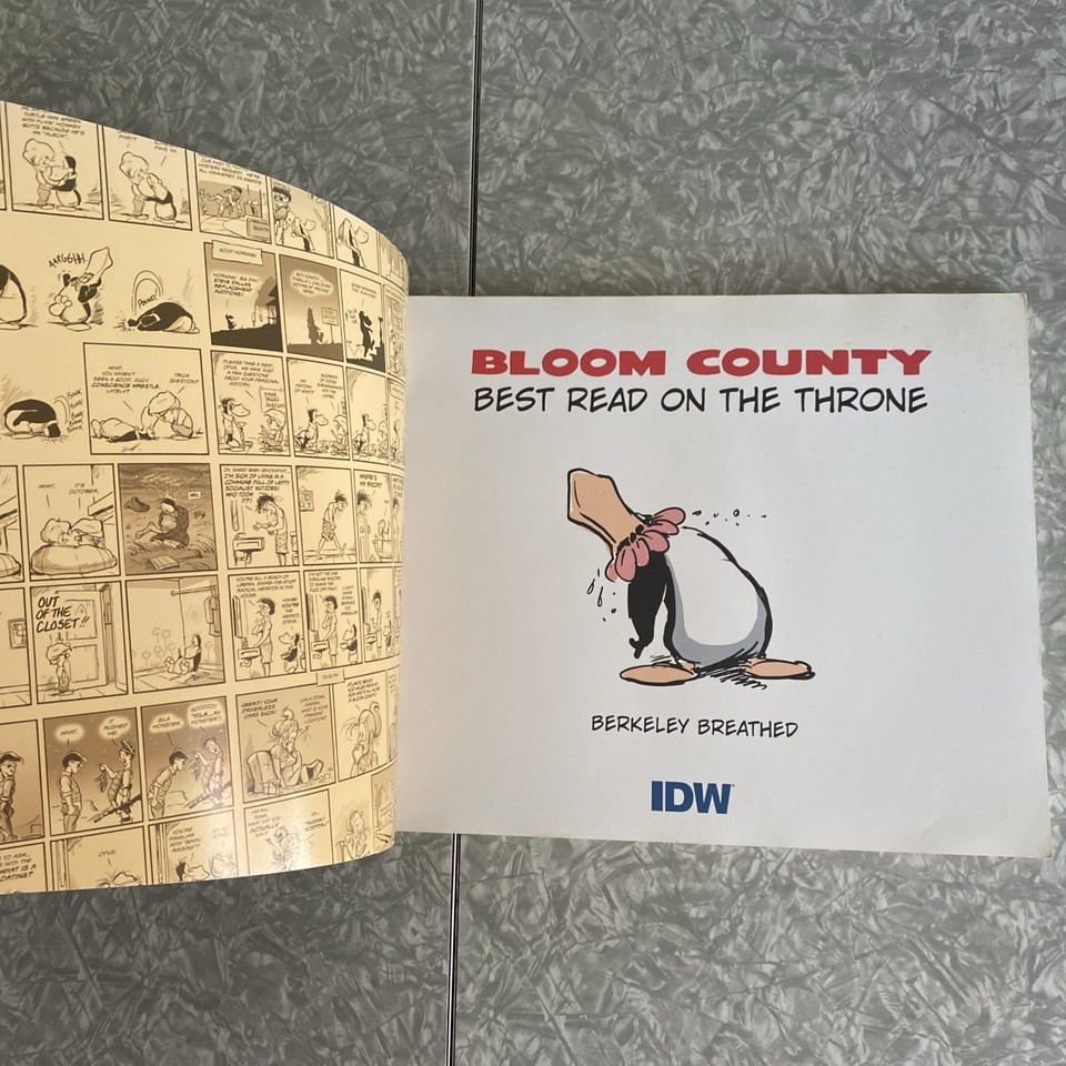 Bloom County: Best Read On The Throne Berkeley Breathed IDW Opus Comic ...