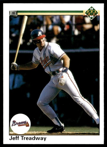 1990 Upper Deck Jeff Treadway Atlanta Braves #141A | eBay