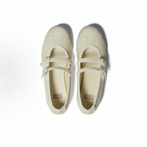 Patou x Onitsuka Tiger Mexico 66 Ivory/Cream Mary Jane Ballet Flats 1182A660-752 | eBay