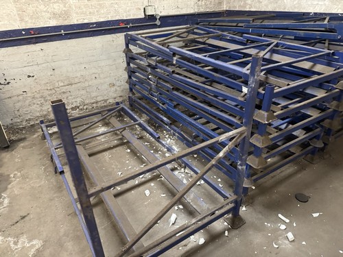 Steel Foldable And Stackable Stillages 2.3 Long 1m Wide 1.2m Tall 21 ...