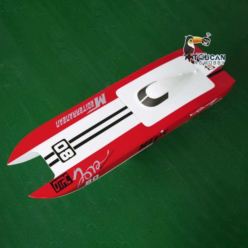 E32 Prepainted Red Electric Racing KIT RC Boat Hull Only for Advanced ...