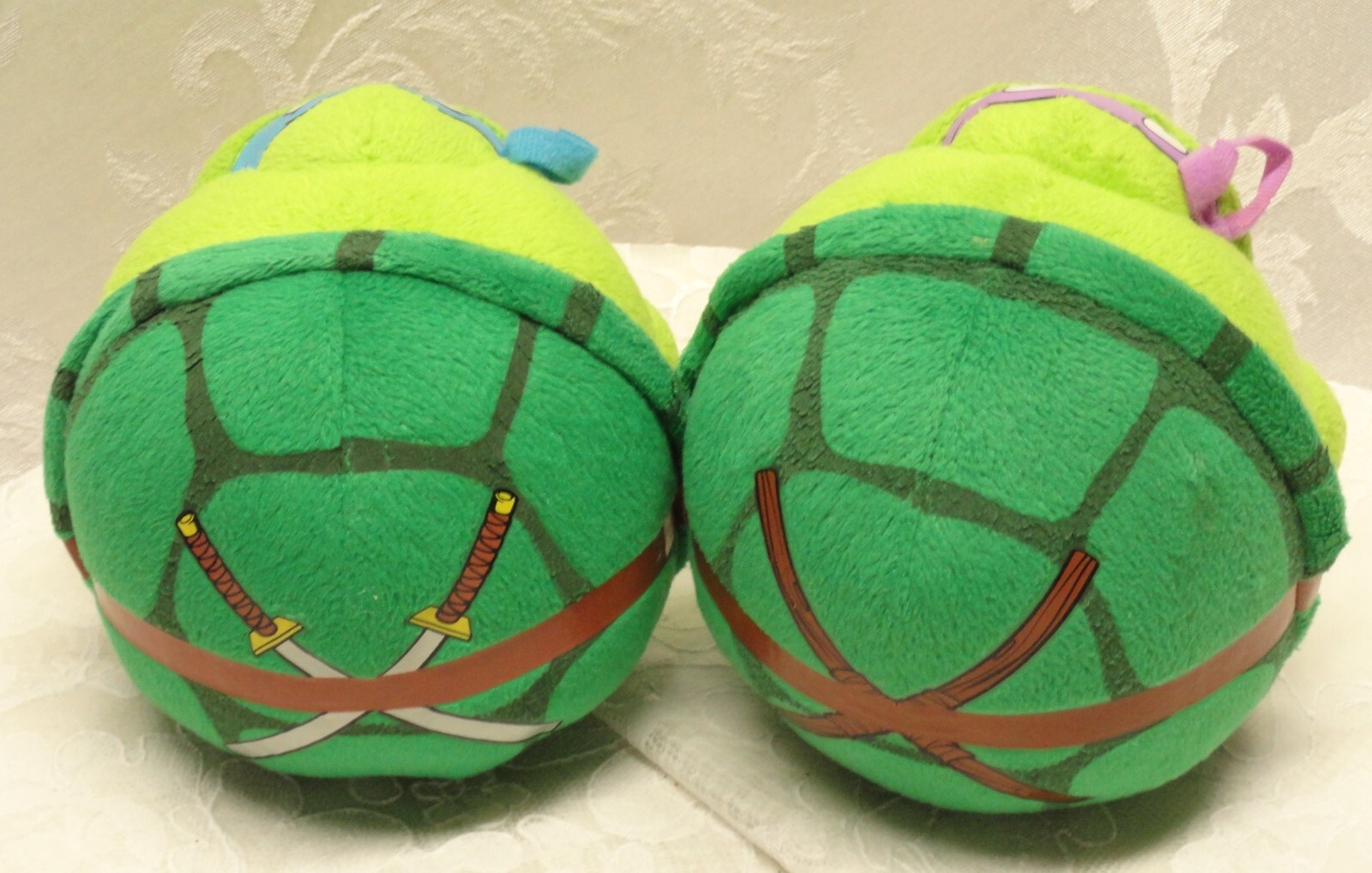 TY Beanie Ballz 5" Ninja Turtle Donatello Leonardo Plush Toy Ball 2013 Super Her | eBay