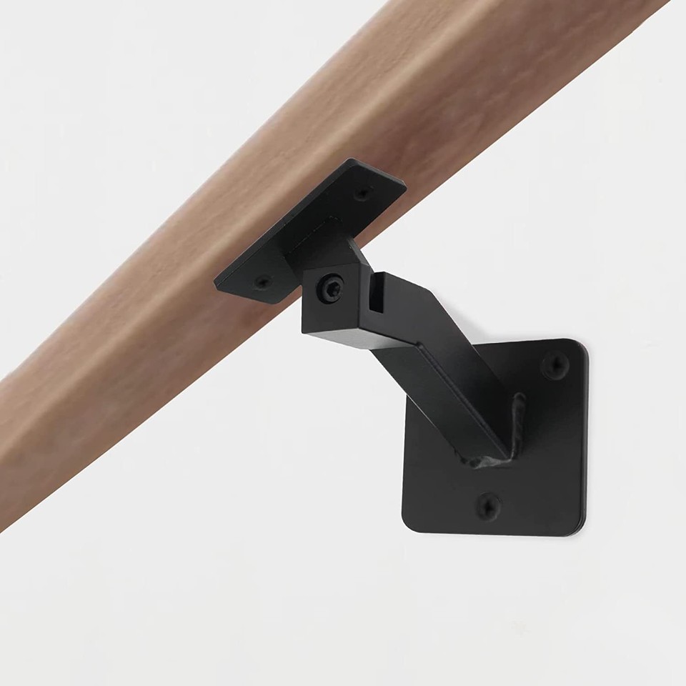 RealPlus Swivel Handrail Brackets 4pcs Heavy Duty Steel Hand Rail ...