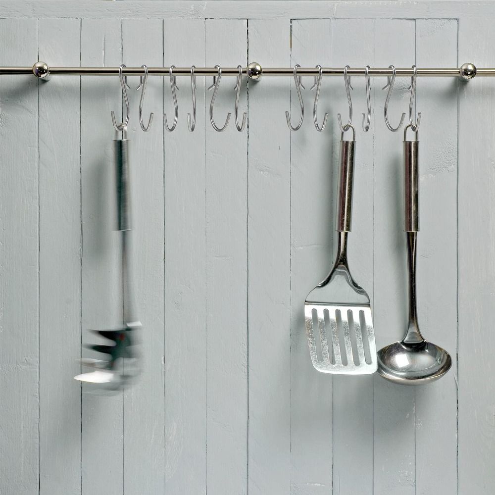 80pcs 4.5cm/1.77inch S Shaped Metal Hooks Clip Kitchen Lights | eBay